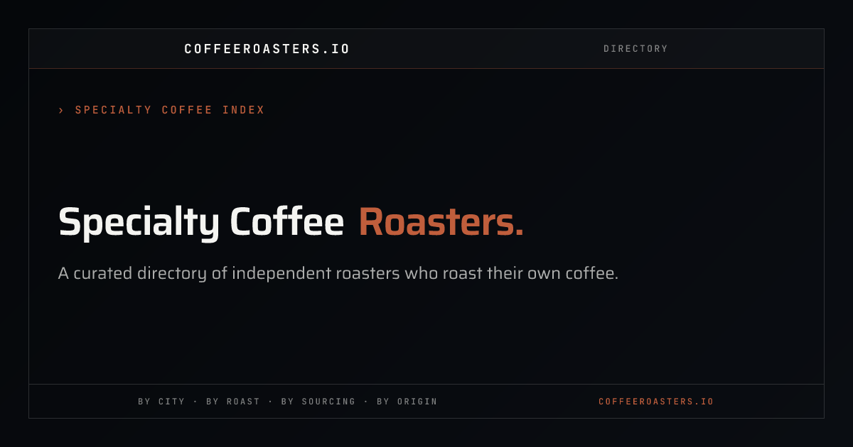 CoffeeRoasters.io: Specialty Coffee Roaster Directory
